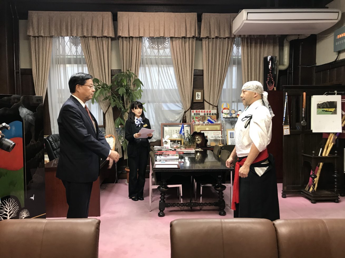 Leader Shimaguchi appointed as Tourism Ambassador of Aizu Wakamatsu ...